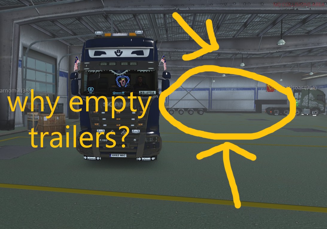 Empty Trailers - Unsolved Topics - TruckersMP Forum