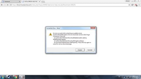 FATAL ERROR HELP ME!!! plis - Solved Topics - TruckersMP Forum