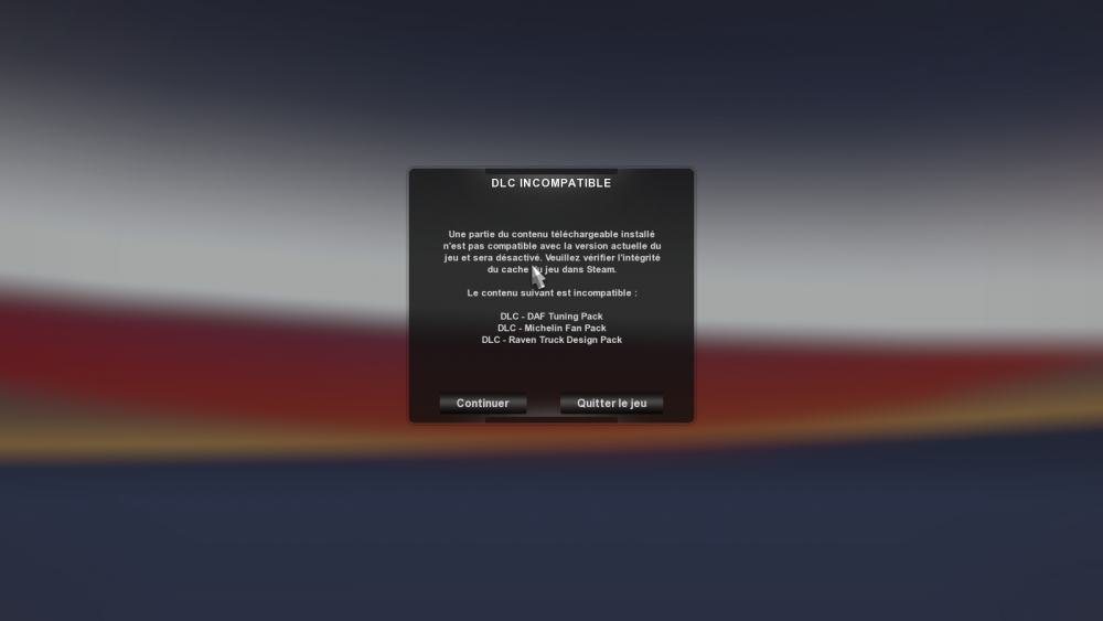 DLC incompatible - Résolu - TruckersMP Forum