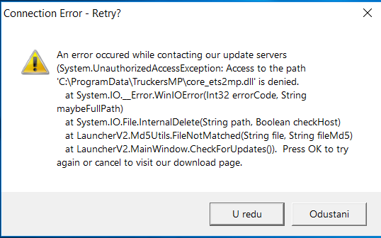 PROBLEM - Unsolved Topics - TruckersMP Forum