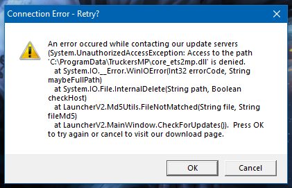 TruckersMP Crash - Solved Topics - TruckersMP Forum