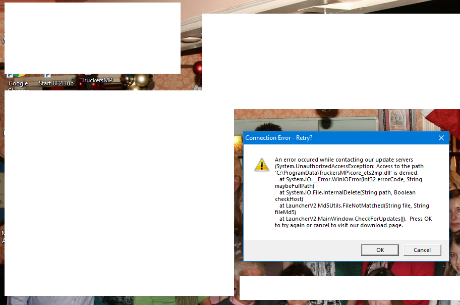 Error on truckersmp launcher - Unsolved Topics - TruckersMP Forum