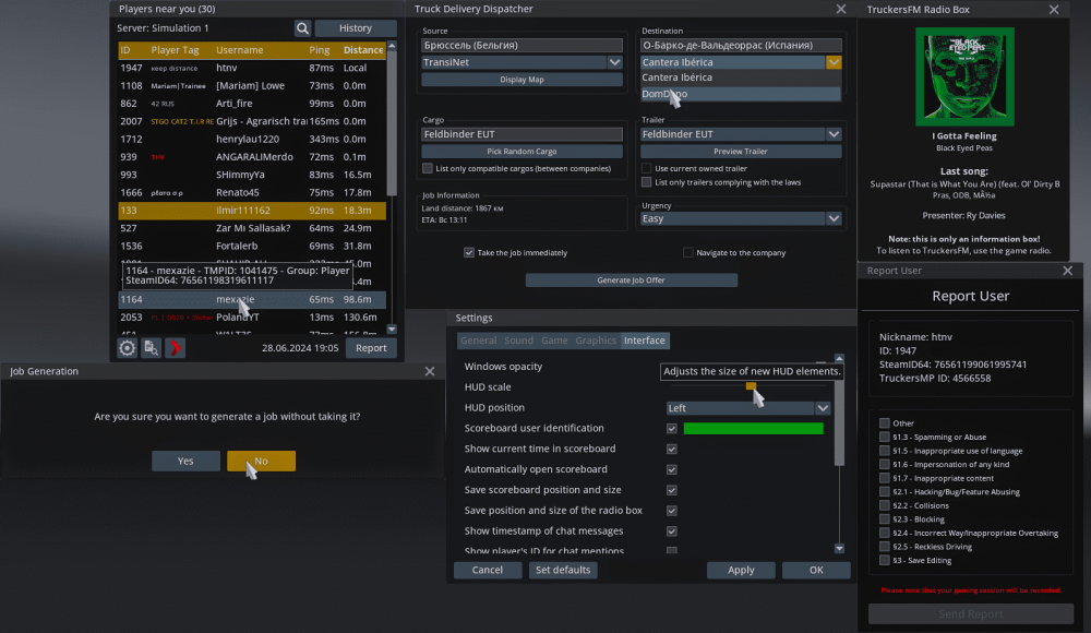 (ETS 2) New 1.50 UI for TruckersMP (v1.0 beta) - Custom UI Packs ...
