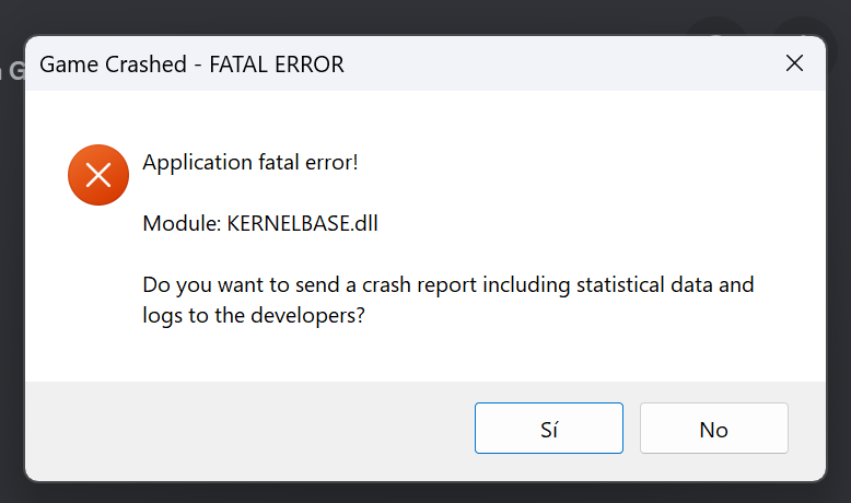 Fatal Error KERNELBASE.dll - Solved Topics - TruckersMP Forum