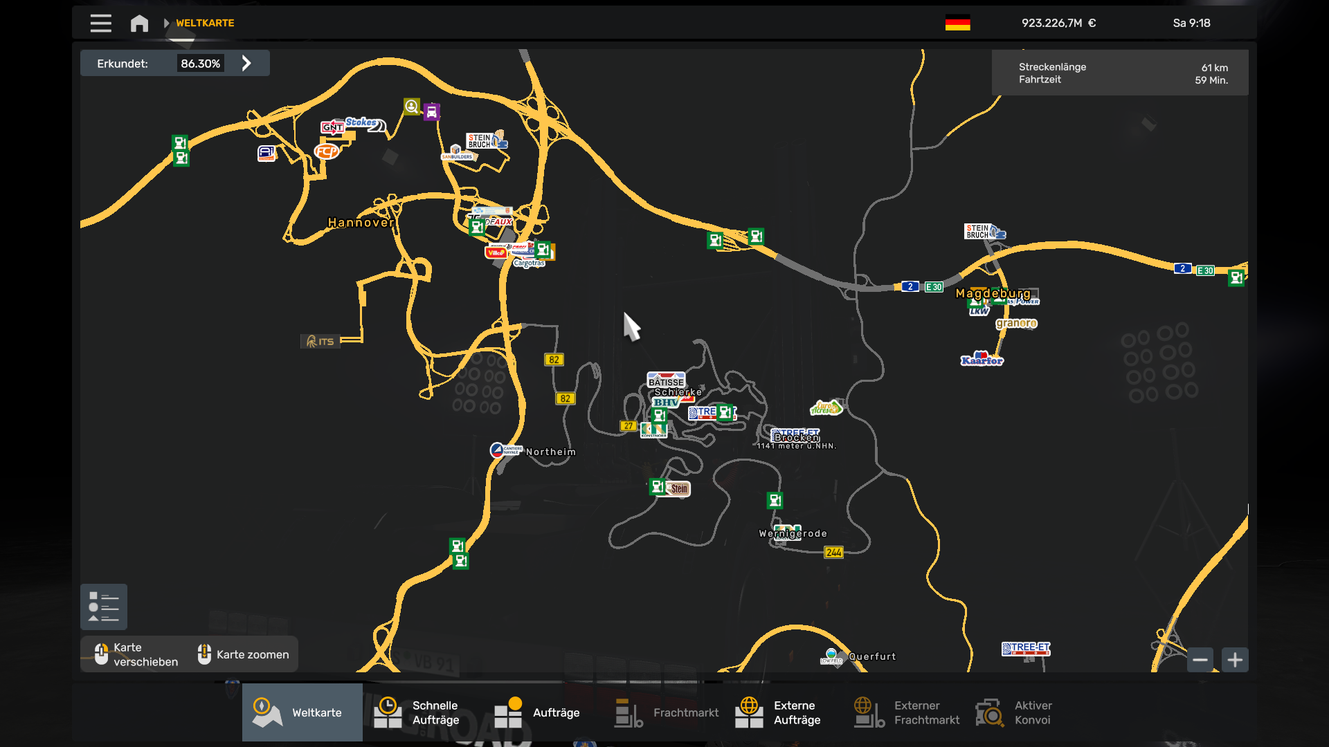 Support EuRoadNet Map Addon on TMP? SCS Map but more Realistic and new ...