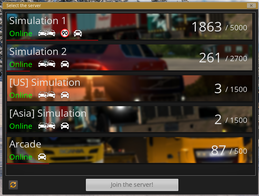 ProMods disappearance from Servers Selection - Solved Topics - TruckersMP Forum